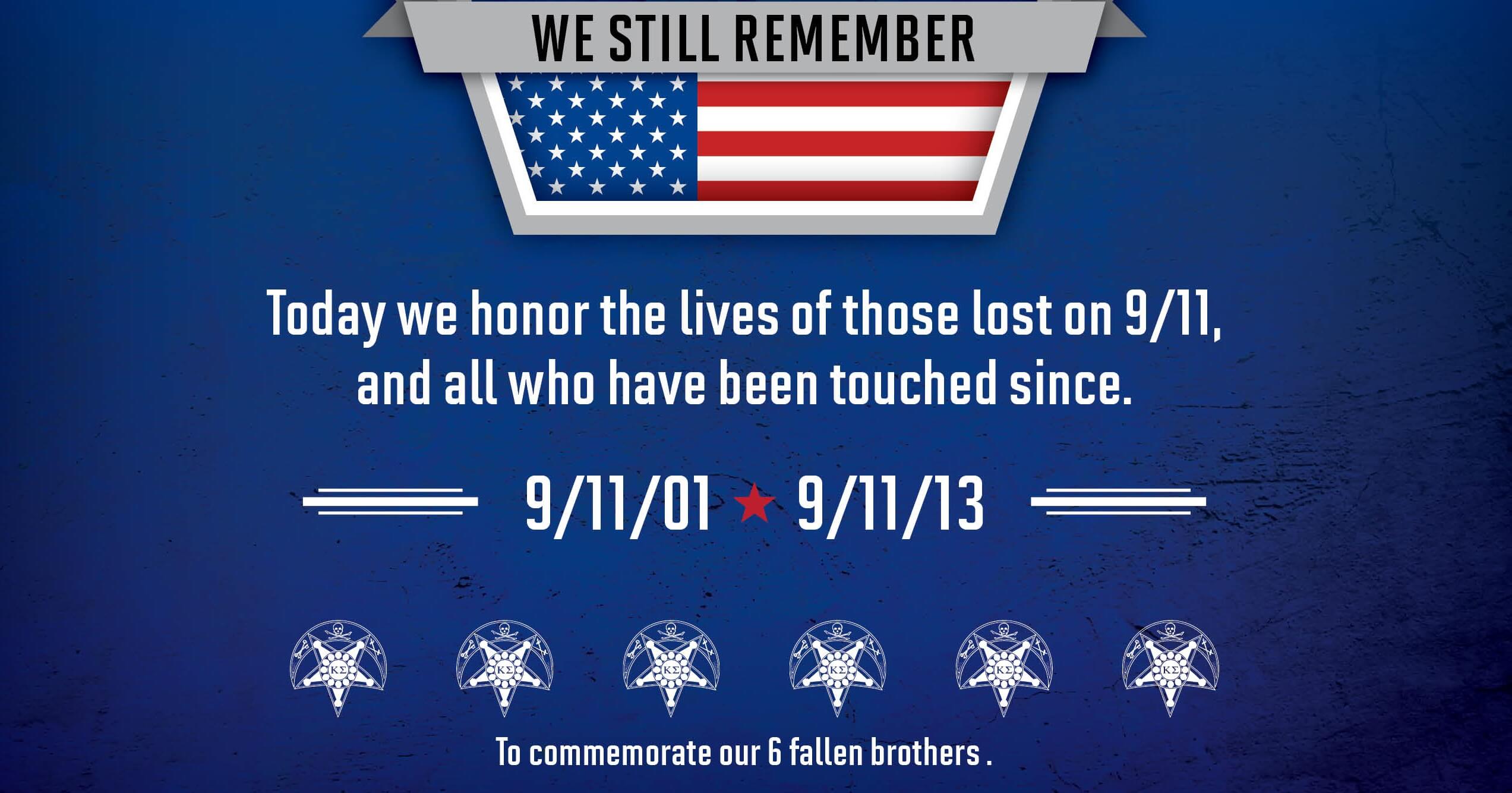 Kappa Sigma Remembers 9/11 on 12th Anniversary - Kappa Sigma Fraternity