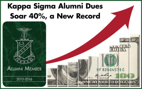 Kappa Sigma Alumni Dues Soar to New Record - Kappa Sigma Fraternity