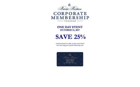 Upcoming Brooks Brothers One Day Event - October 13, 2017 - Kappa Sigma ...