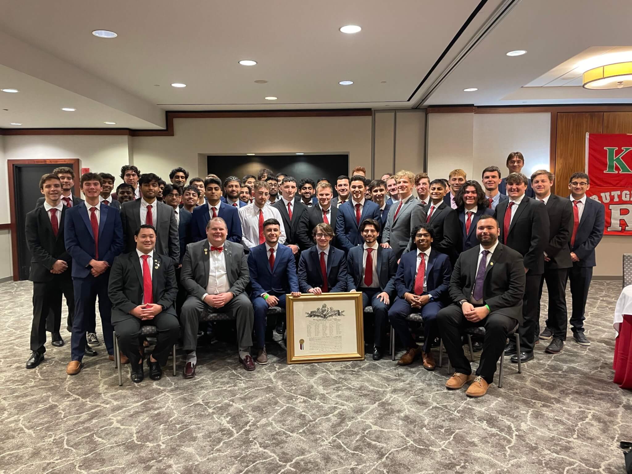 Kappa Sigma Recharters the Gamma-Upsilon Chapter at Rutgers, The State ...