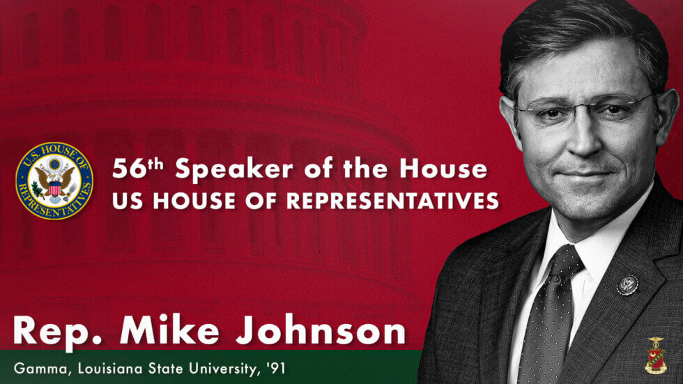 Brother Mike Johnson (Gamma, ‘91) Elected Speaker of the US House of ...